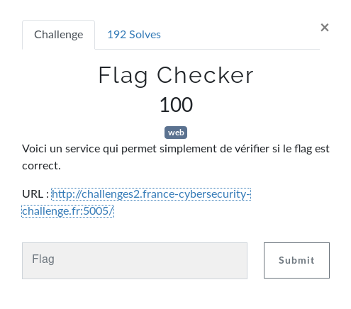 Flag Checker